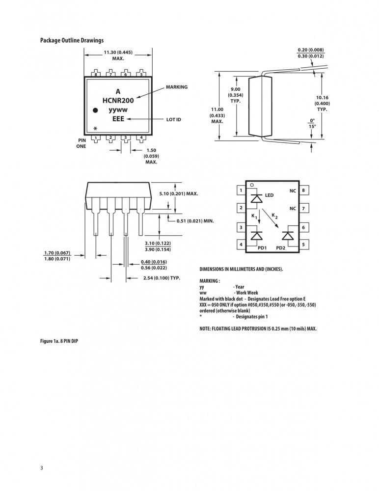HCNR201-350E datasheet page 3