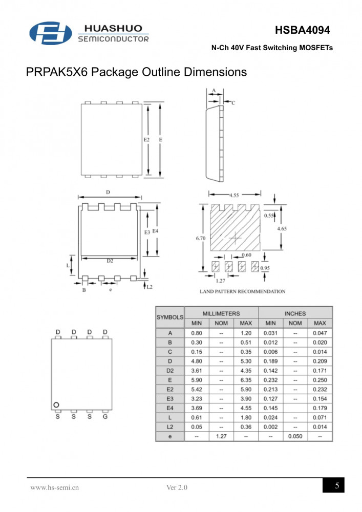 HSBA4094 datasheet page 5
