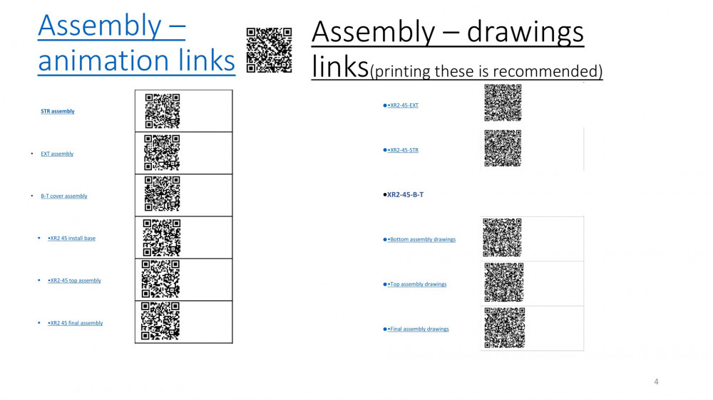 XR2-45 assembly document, page 4