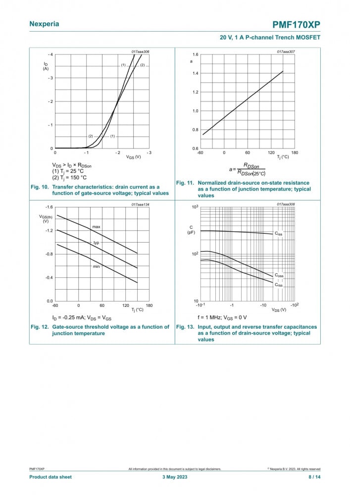 PMF170XP datasheet page 8