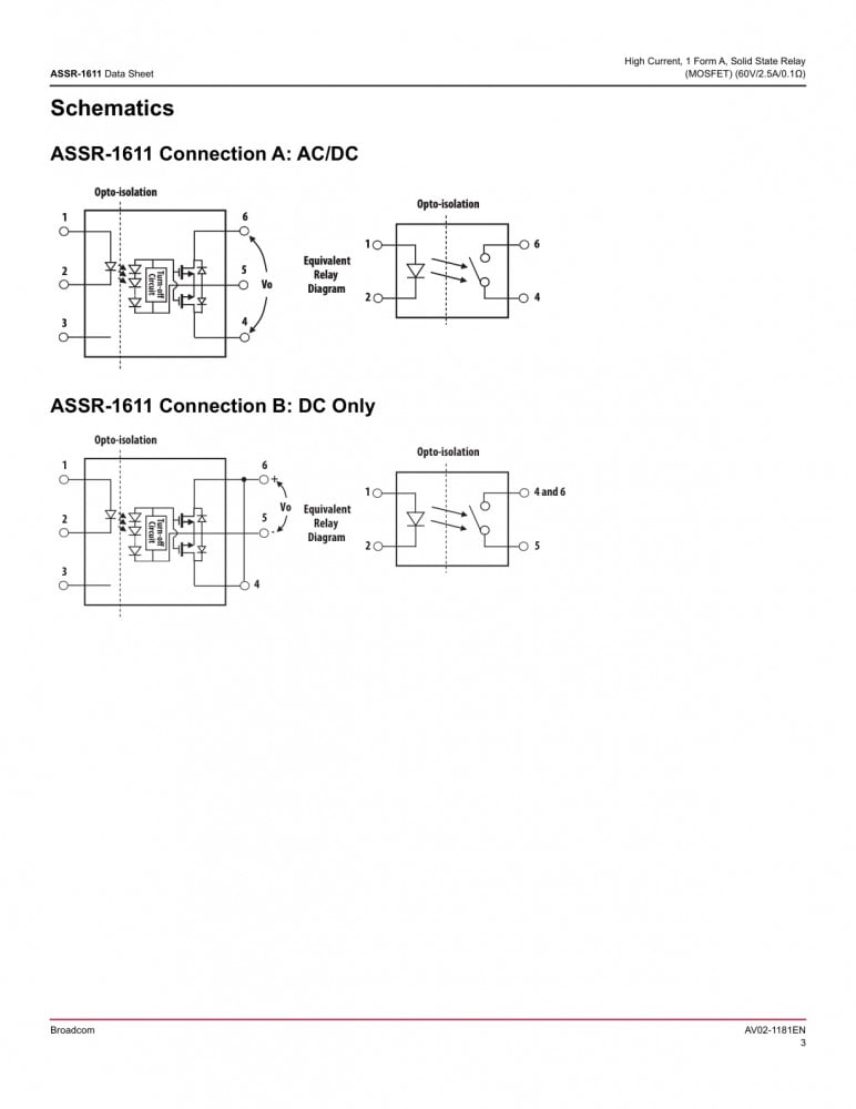 ASSR-1611 datasheet page 3