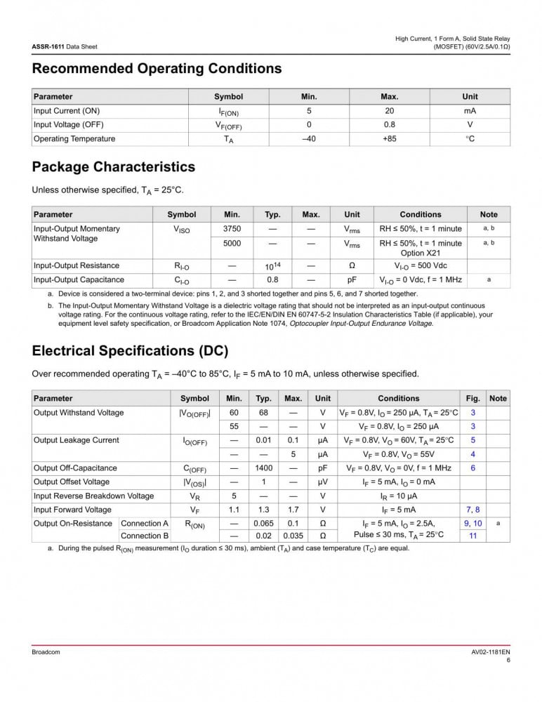ASSR-1611 datasheet page 6