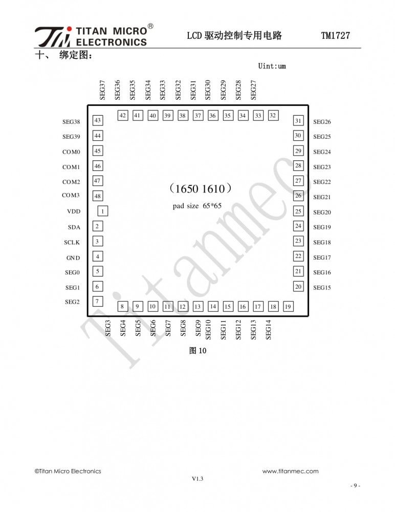 TM1727 datasheet page 9