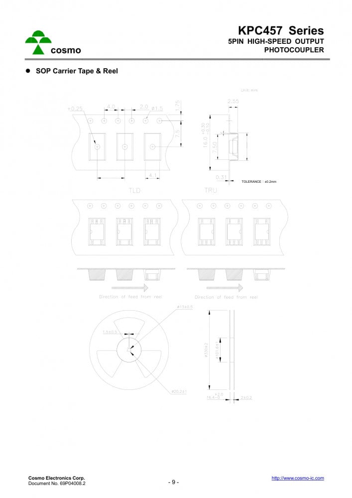 KPC457TLD datasheet page 9