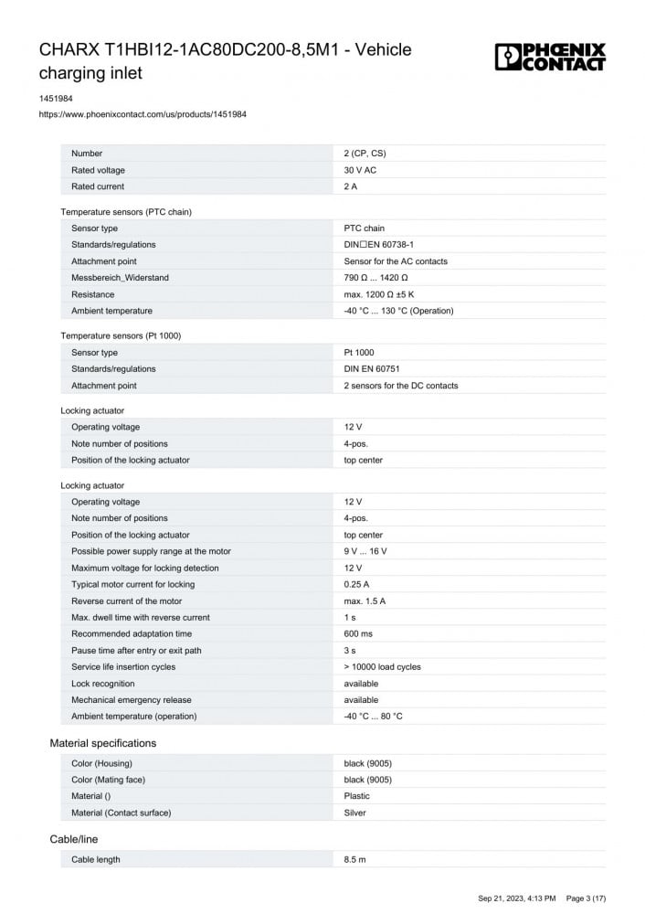 Phoenix Contact 1451984 technical document page 3