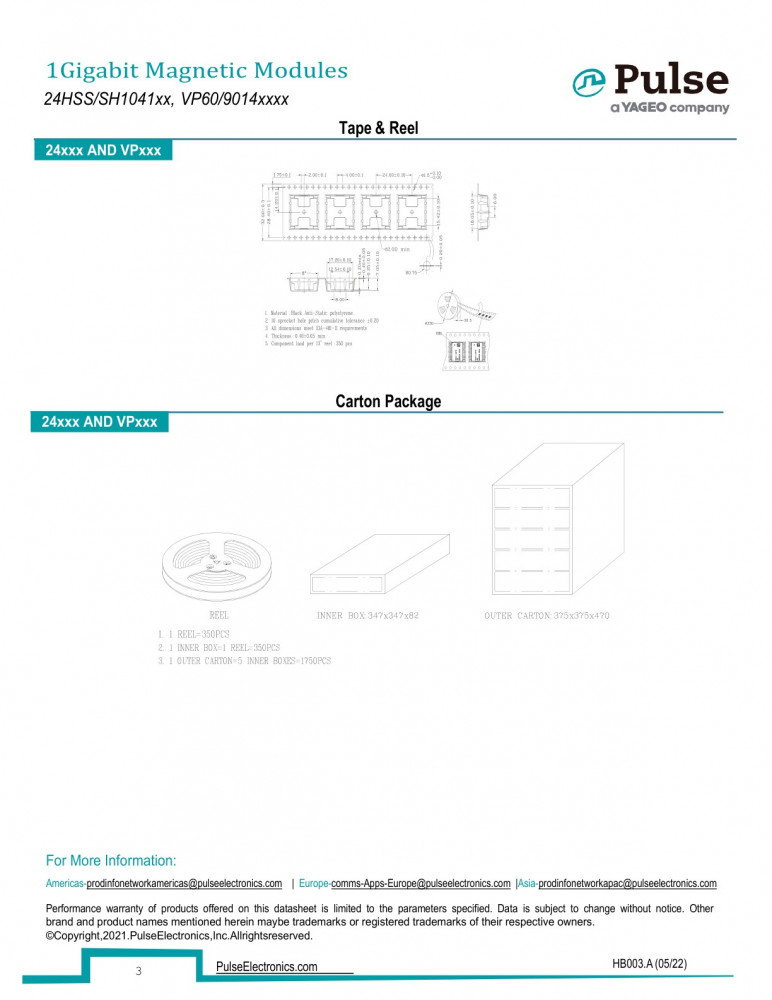 VP6014 HF technical document page 3