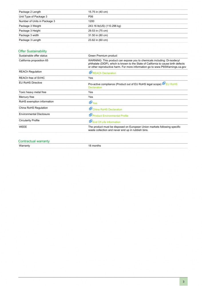 XB4BP31 technical document page 3