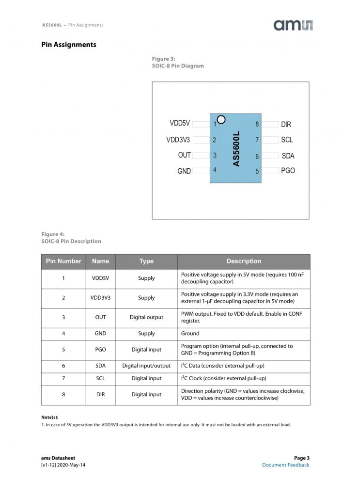 AS5600L datasheet page 3