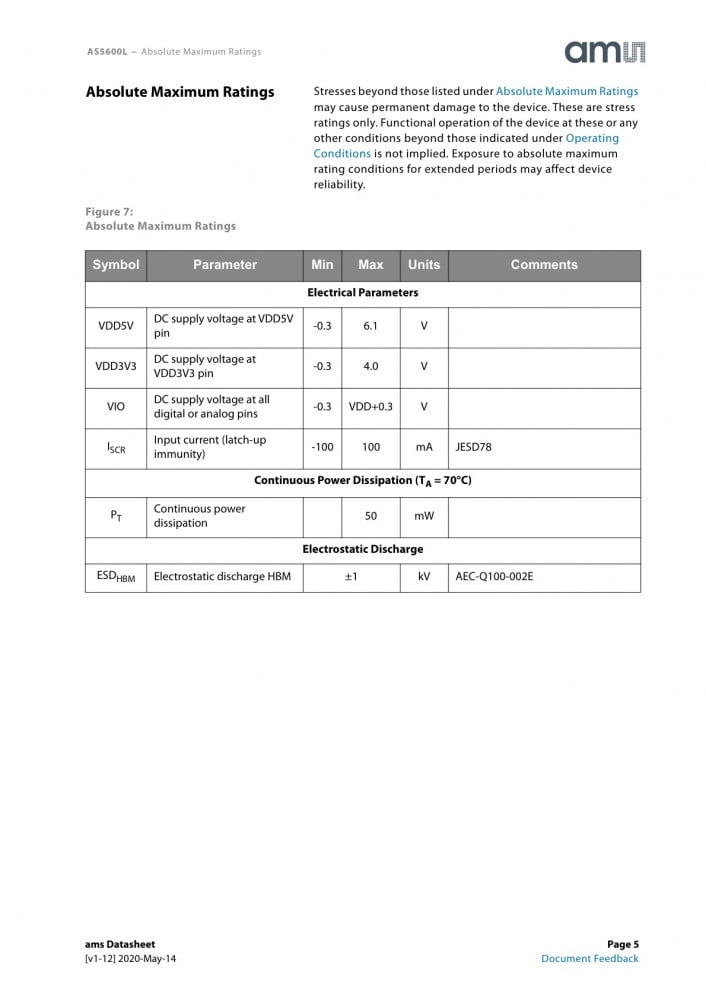 AS5600L datasheet page 5