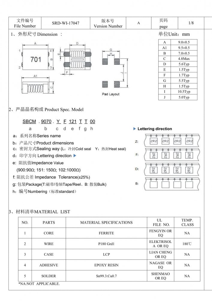 SOREDE SBCM.9070 specification page 3