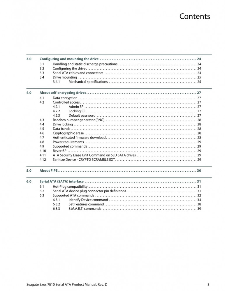 Exos 7E10 manual page 4