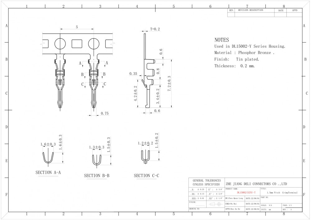 SZN-8Y technical document page 3