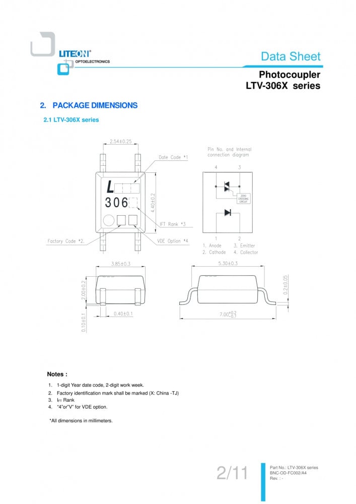 LTV-3063 datasheet page 3