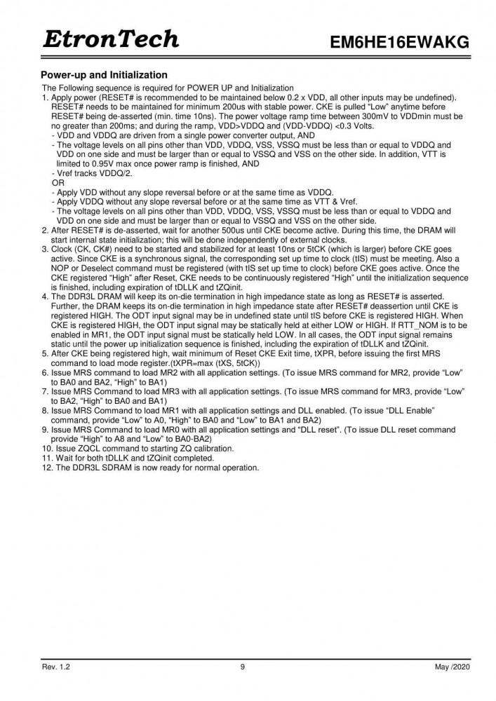 EM6HE16EWAKG-10IH datasheet page 9