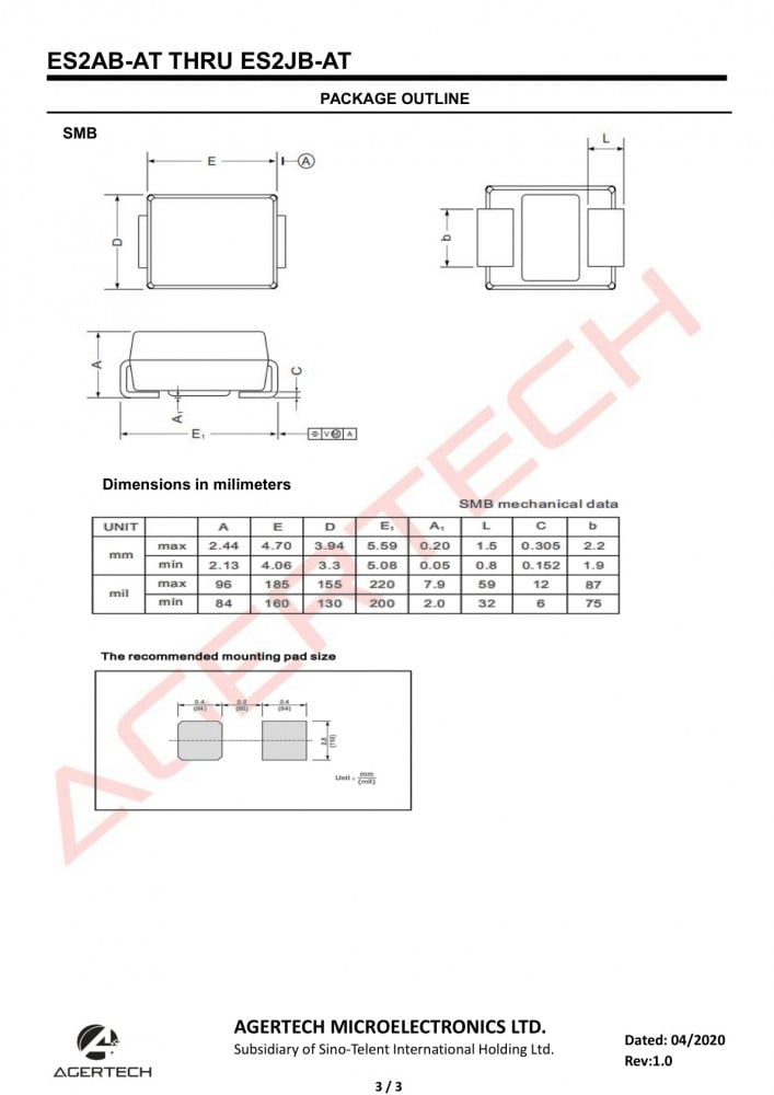 ES2GB-AT datasheet page 3