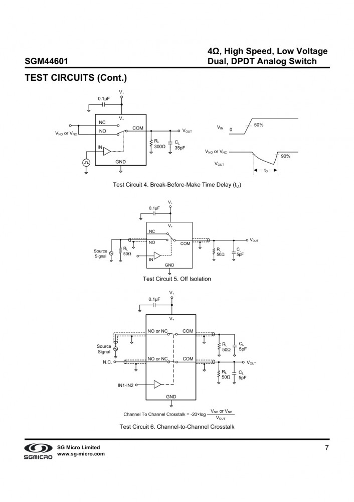 SGM44601 datasheet page 7