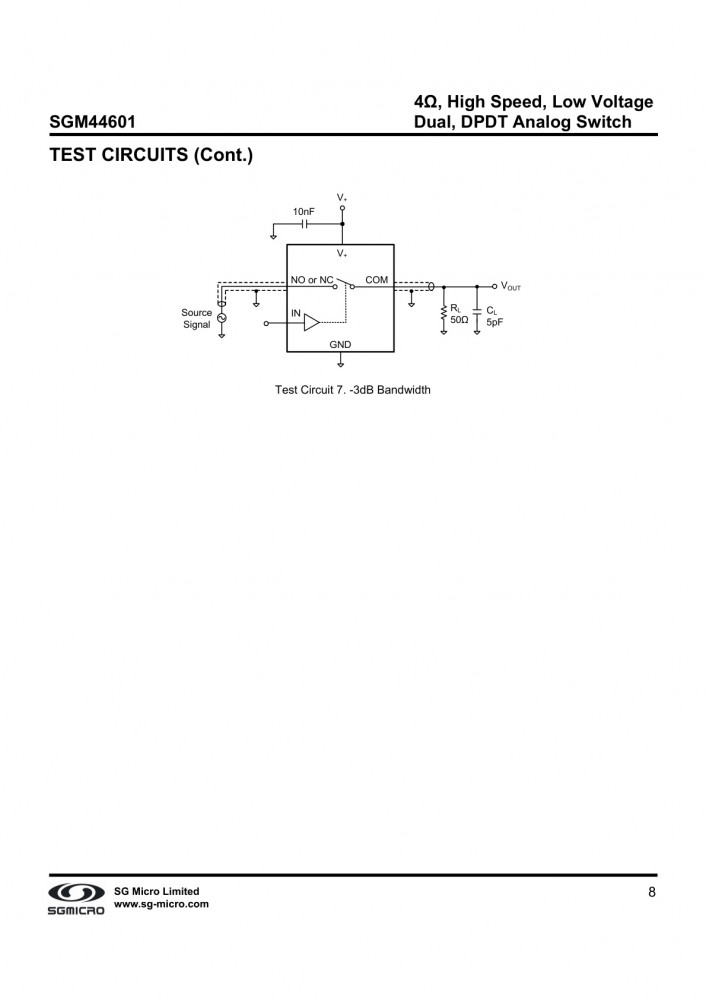 SGM44601 datasheet page 8