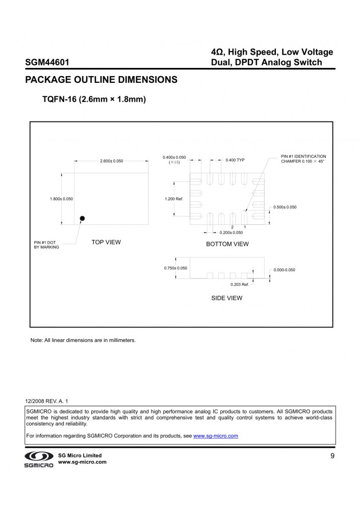 SGM44601 datasheet page 9