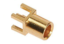 MCX Plug, Right-Angle, Crimp, RG-178, Die Cast Body, Nickel (Ni) Plated, 50 Ohms