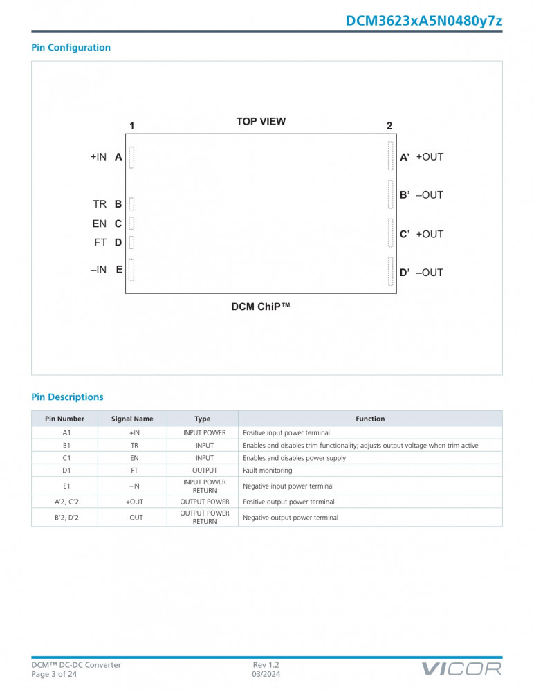 DCM3623 product document page 3