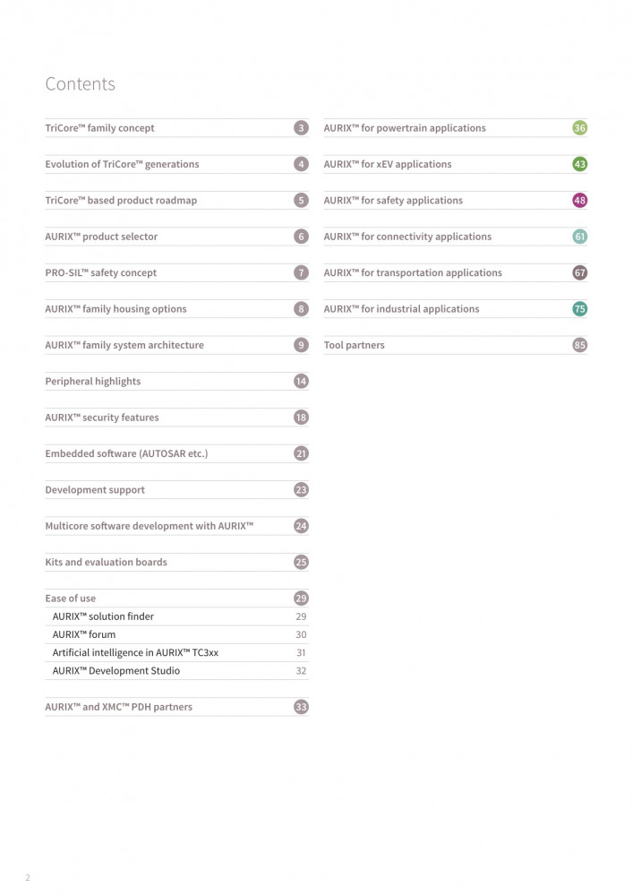 AURIX technical document page 2