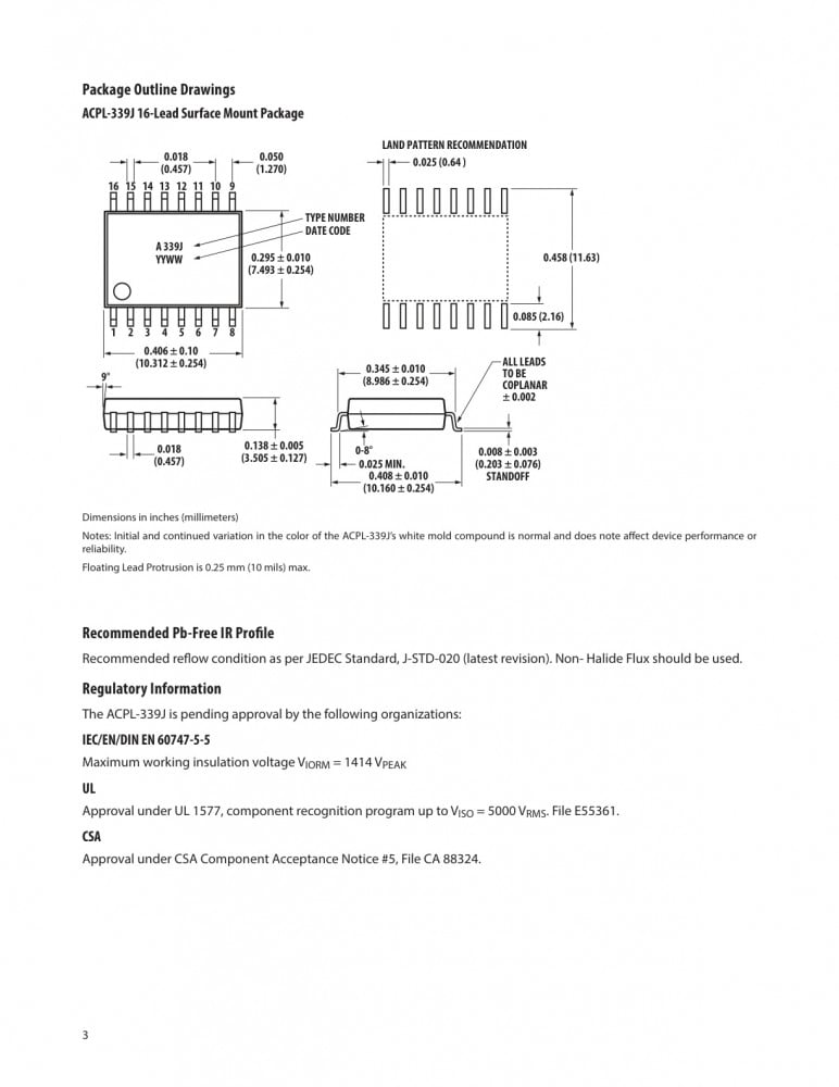 ACPL-339J datasheet page 3