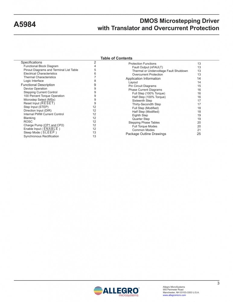 A5984 datasheet page 3