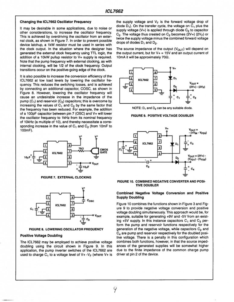 ICL7662 datasheet page 10