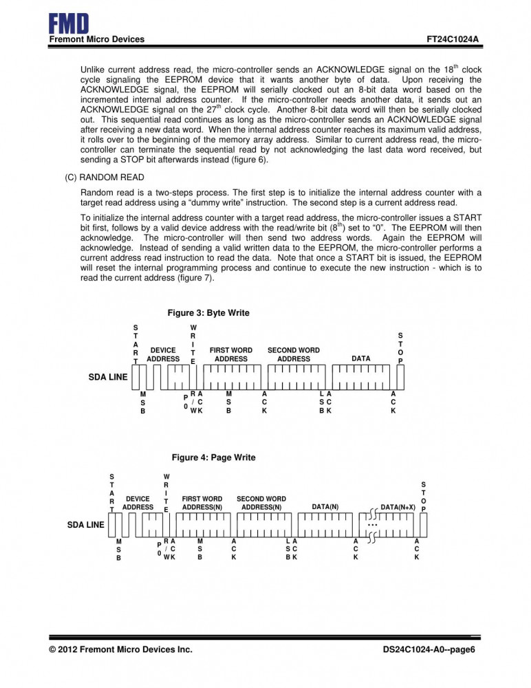 FT24C1024A datasheet page 6