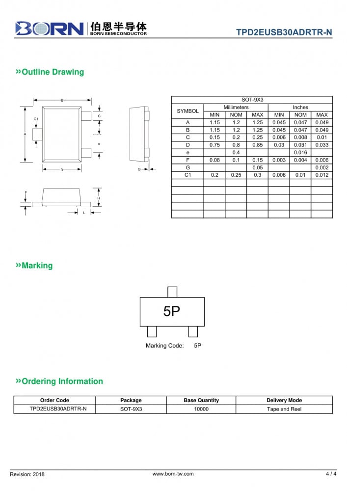TPD2EUSB30ADRTR-N datasheet page 4