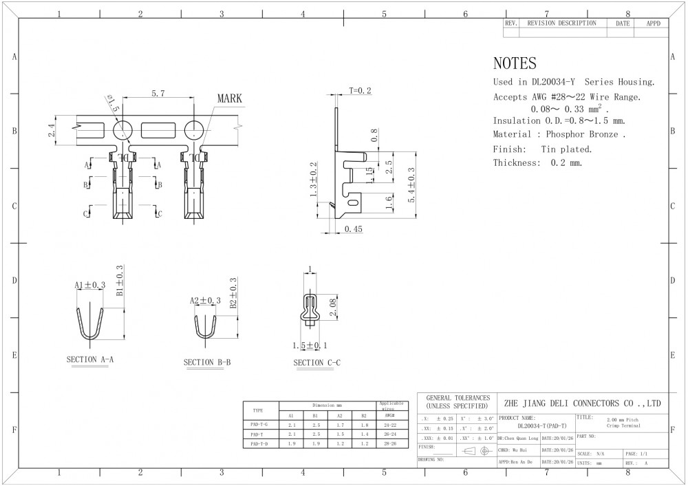 DLL PAD-8S technical document page 7