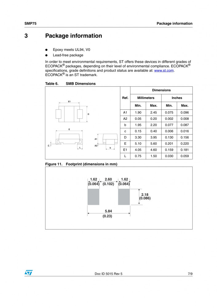 SMP75-8 technical document page 7
