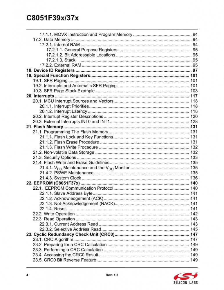 C8051F392 technical document page 4
