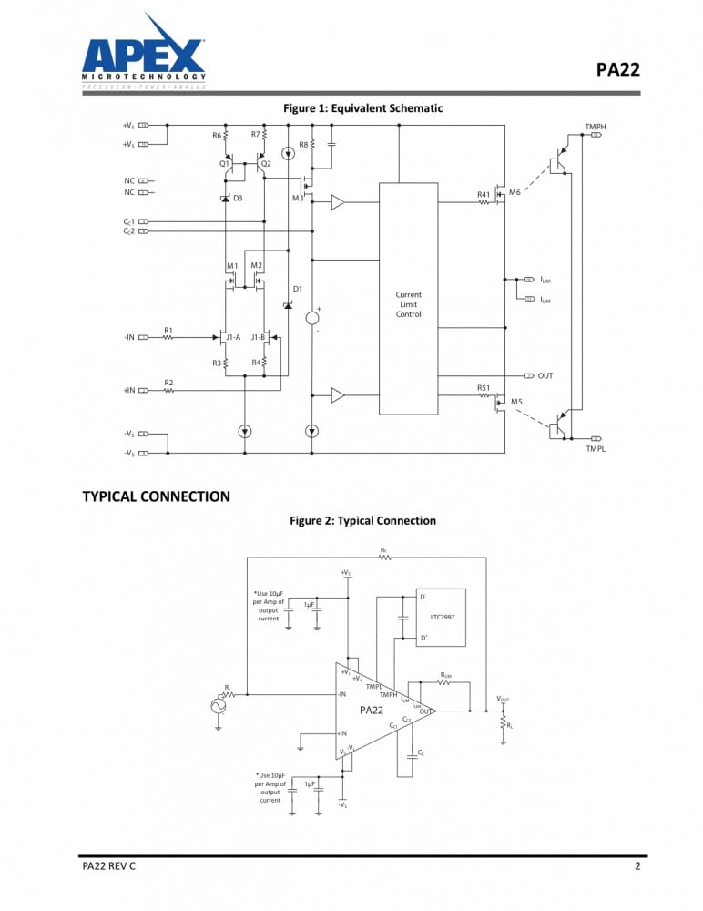 PA22 datasheet page 2