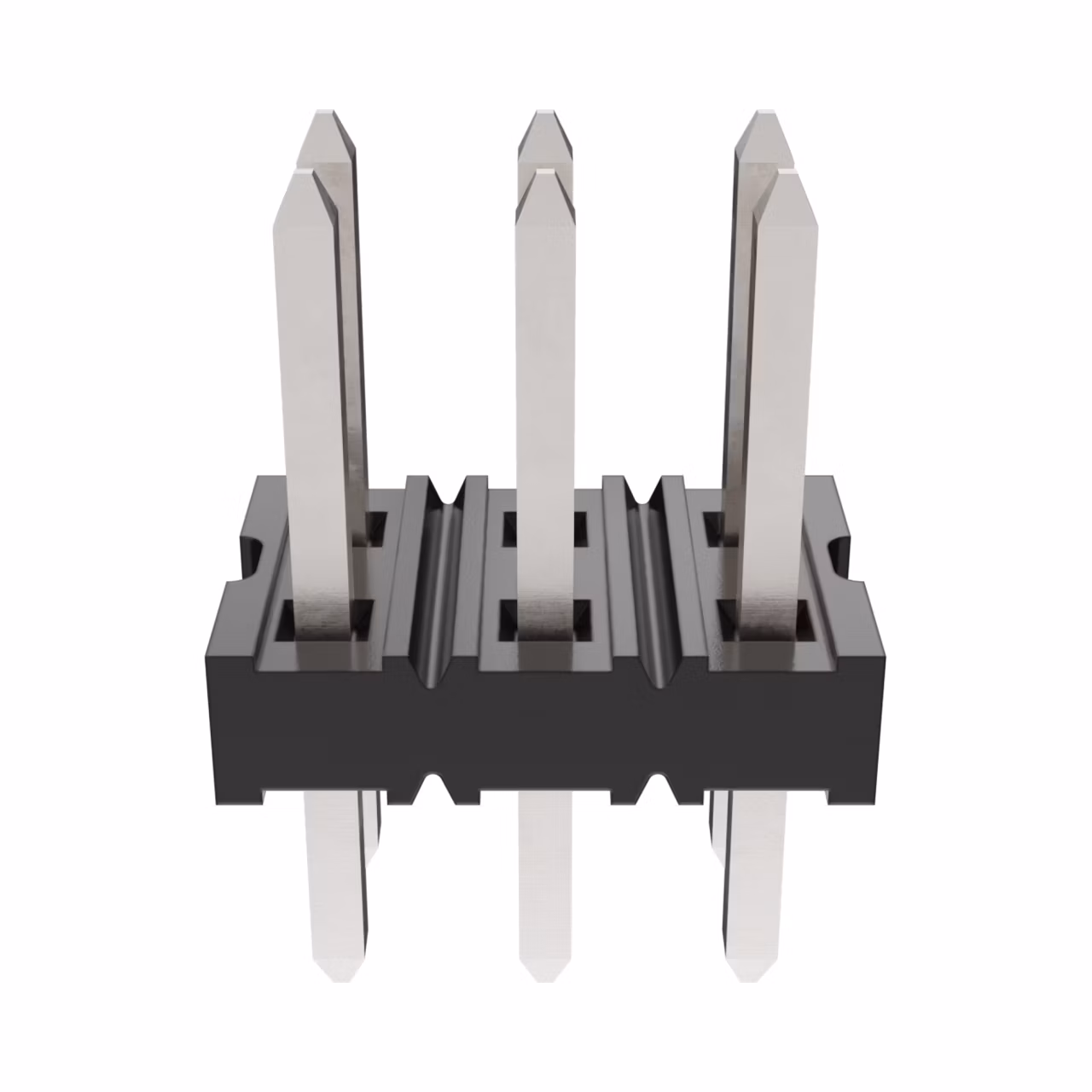 2.00mm Pitch Milli-Grid Header, Vertical, Through Hole, 6 Circuits, 2.54µm Tin (Sn) Plating, Mating Pin Length 4.00mm, Tail Length 2.60mm, Tray, Lead-Free for sale