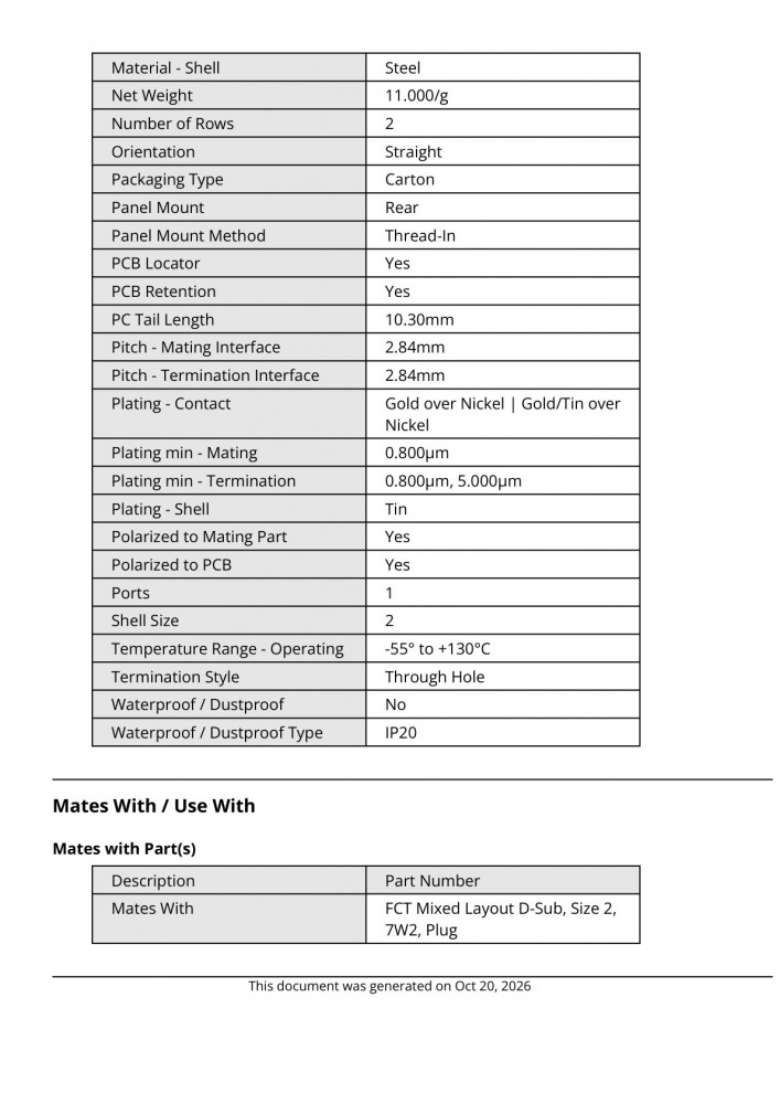 MOLEX 1731071146 technical drawing page 3