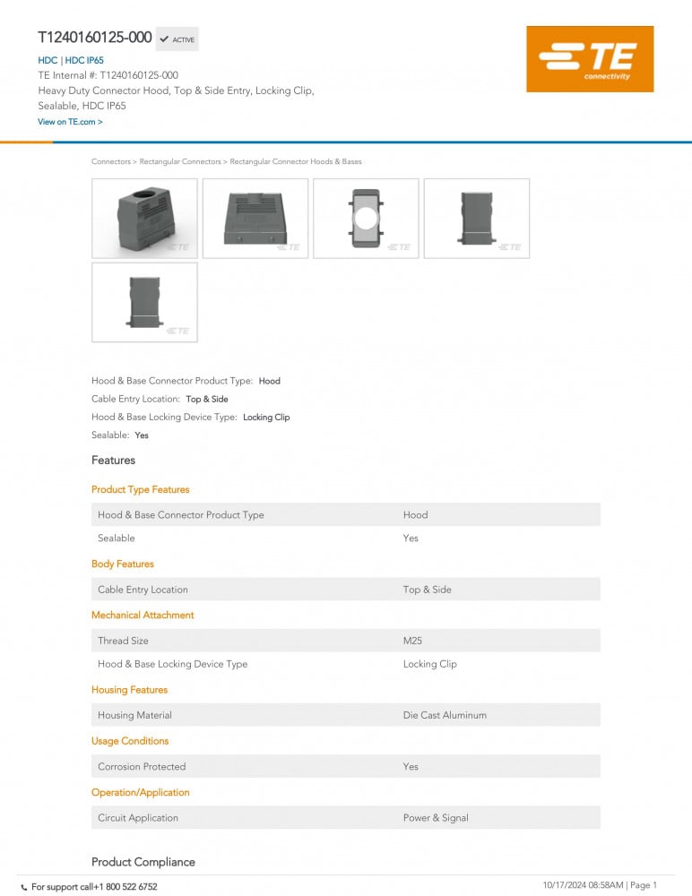 T1240160125-000 technical document page 1