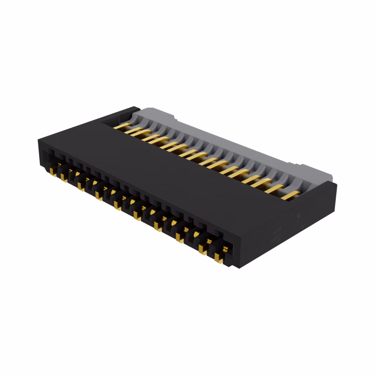 Easy-On Back Flip FPC Connector with Lock Terminal, 0.30mm Pitch, LA75 Series, Right-Angle, Surface Mount, Dual Contact Style, 0.75mm Height, 15 Circuits for sale