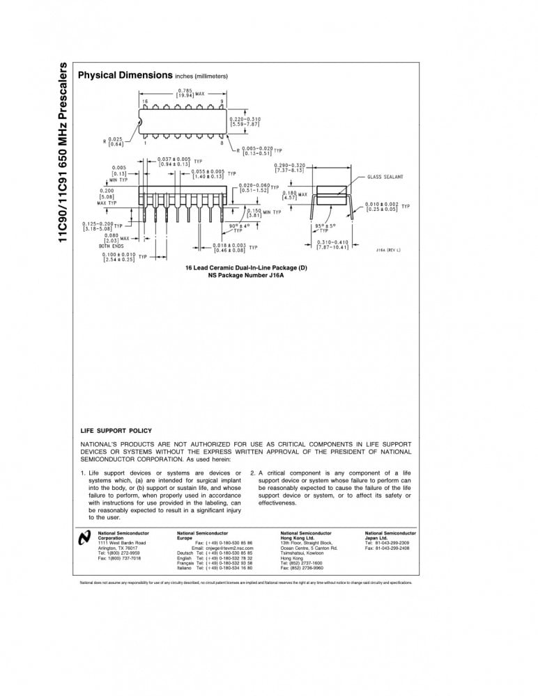 11C90DM datasheet page 10
