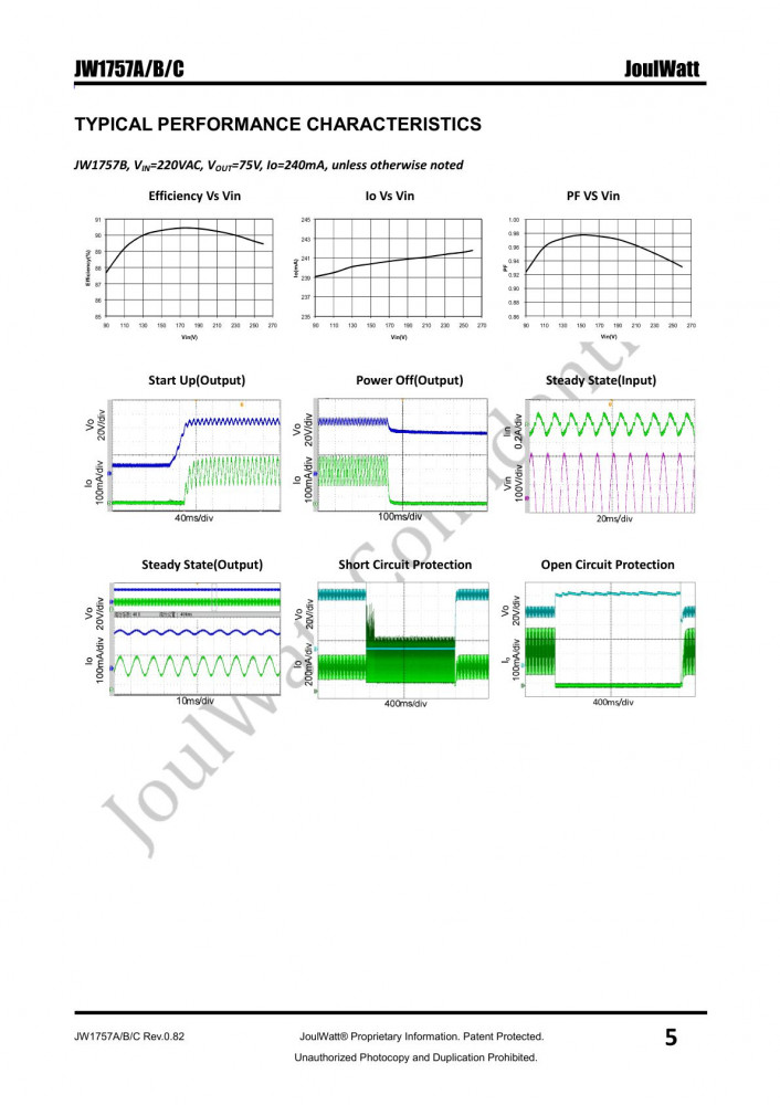 JW1757B datasheet page 5