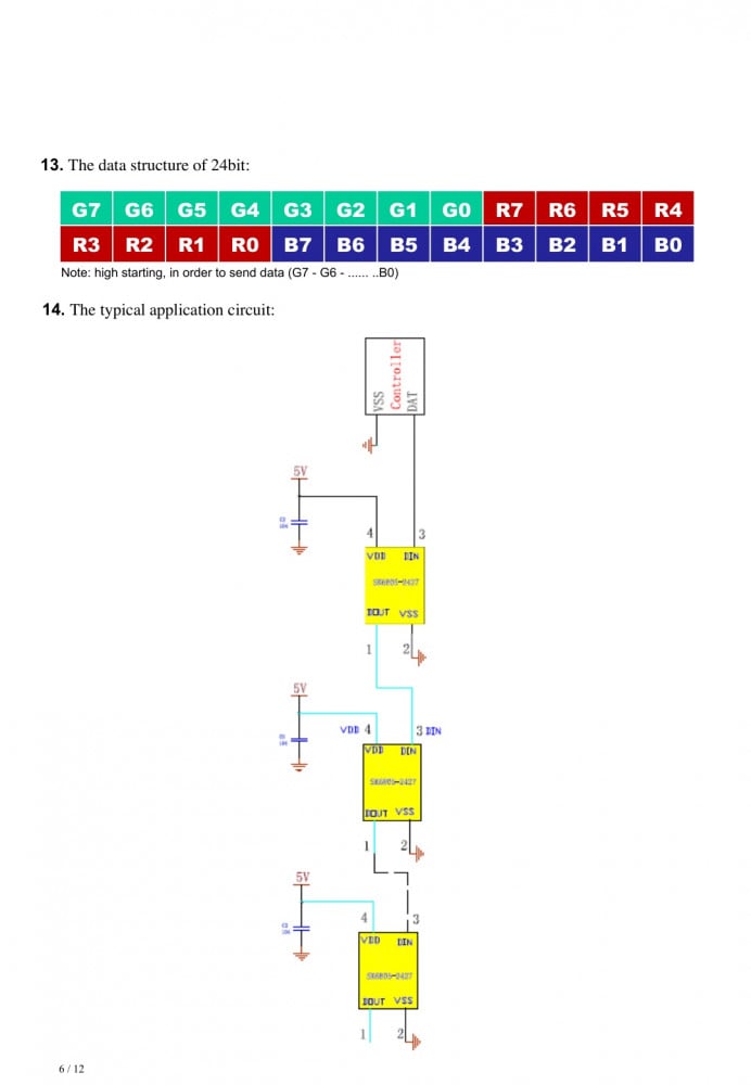 SK6805-2427 specification page 6