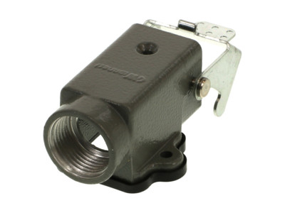 Heavy-Duty Standard (STD) Cover for Female Inserts, Polyamide, with 2 Pegs, with Gasket, Size 3A «21x21», Black