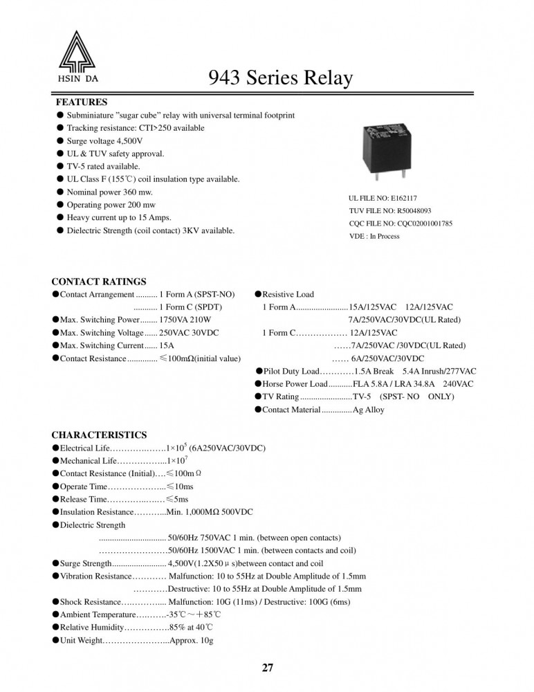 943-1C-24DS technical document page 1