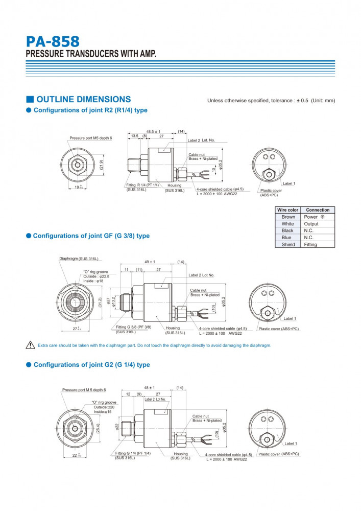 PA-858 technical document page 4