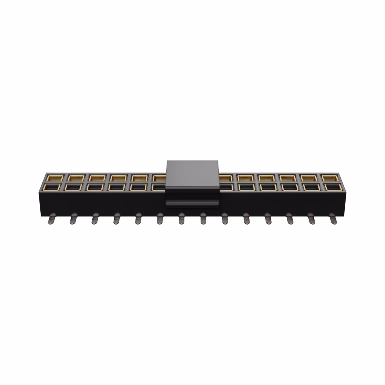 2.00mm Pitch Milli-Grid Receptacle, Surface Mount, Bottom Entry, 0.38µm Gold (Au) Plating, 28 Circuits, with Pick-and-Place Cap, Tube, Lead-Free for sale
