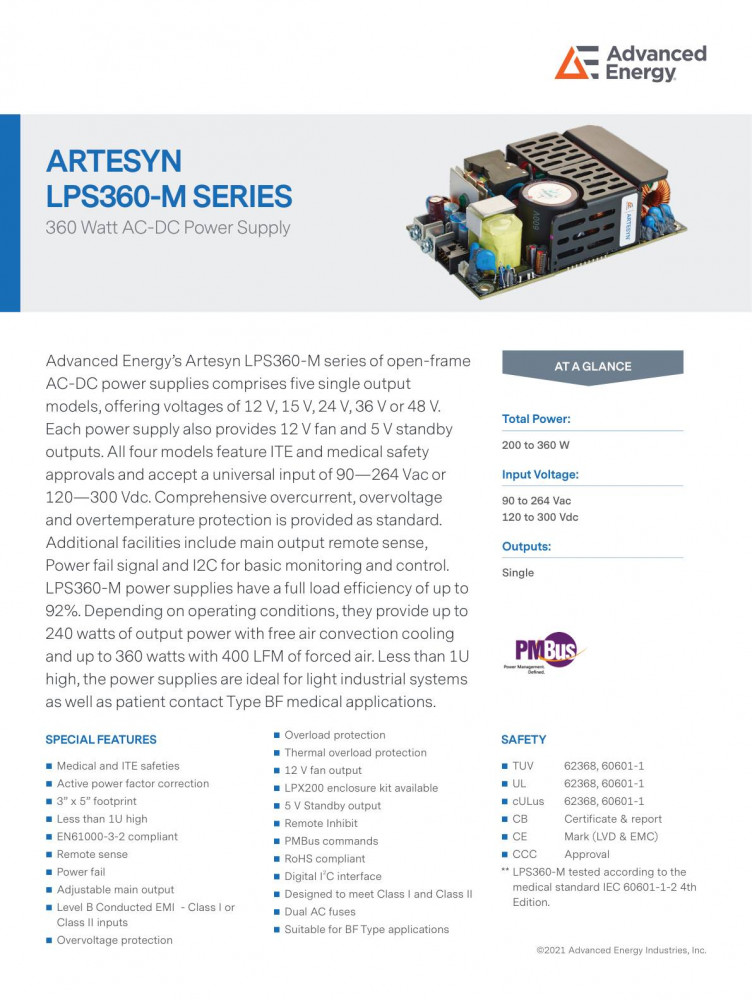 LPS360-M datasheet page 1