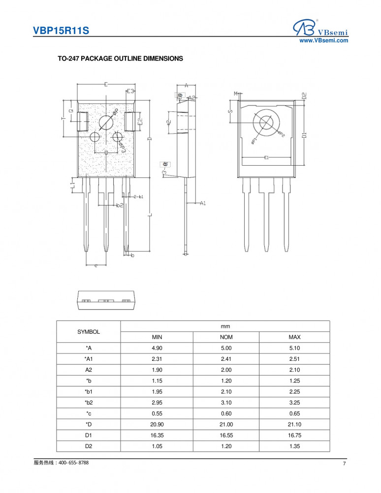 VBP15R11S datasheet page 7