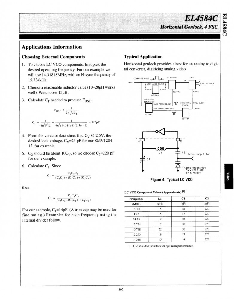 EL4584CS datasheet page 9