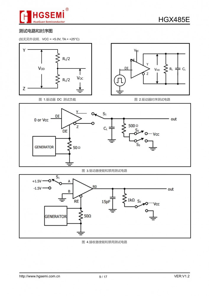 HGX485E datasheet page 9