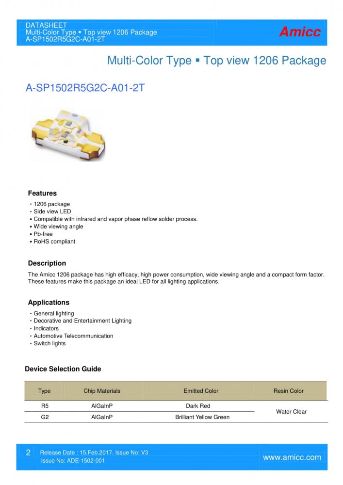 A-SP1502R5G2C-A01-2T approval sheet page 2
